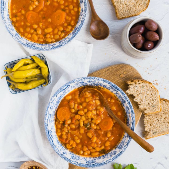 Traditional Greek Bean Soup (Fasolada) ~ Foodathlon